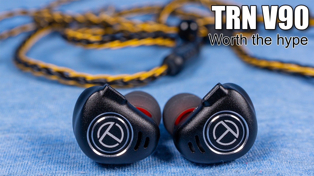 TRN V90 earphones video review (bonus: TRN T1 cable) - Porta Fi