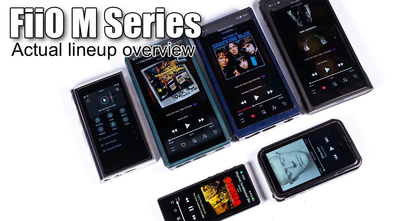 FiiO M series players — actual lineup overview - Porta Fi
