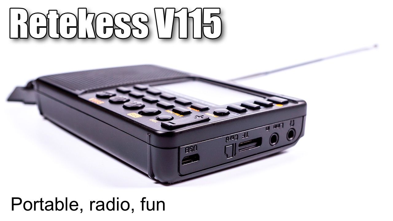 Retekess V115 portable radio video review - Porta Fi